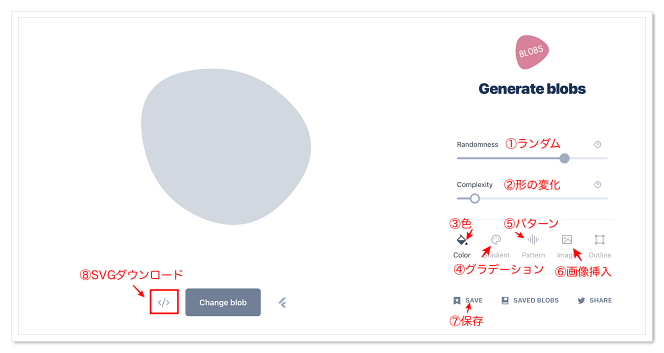 流体シェイプを作れるツール2選「blobs」「blobmaker」 | ブログ | コーディング代行・外注サービスなら即日対応のくまweb